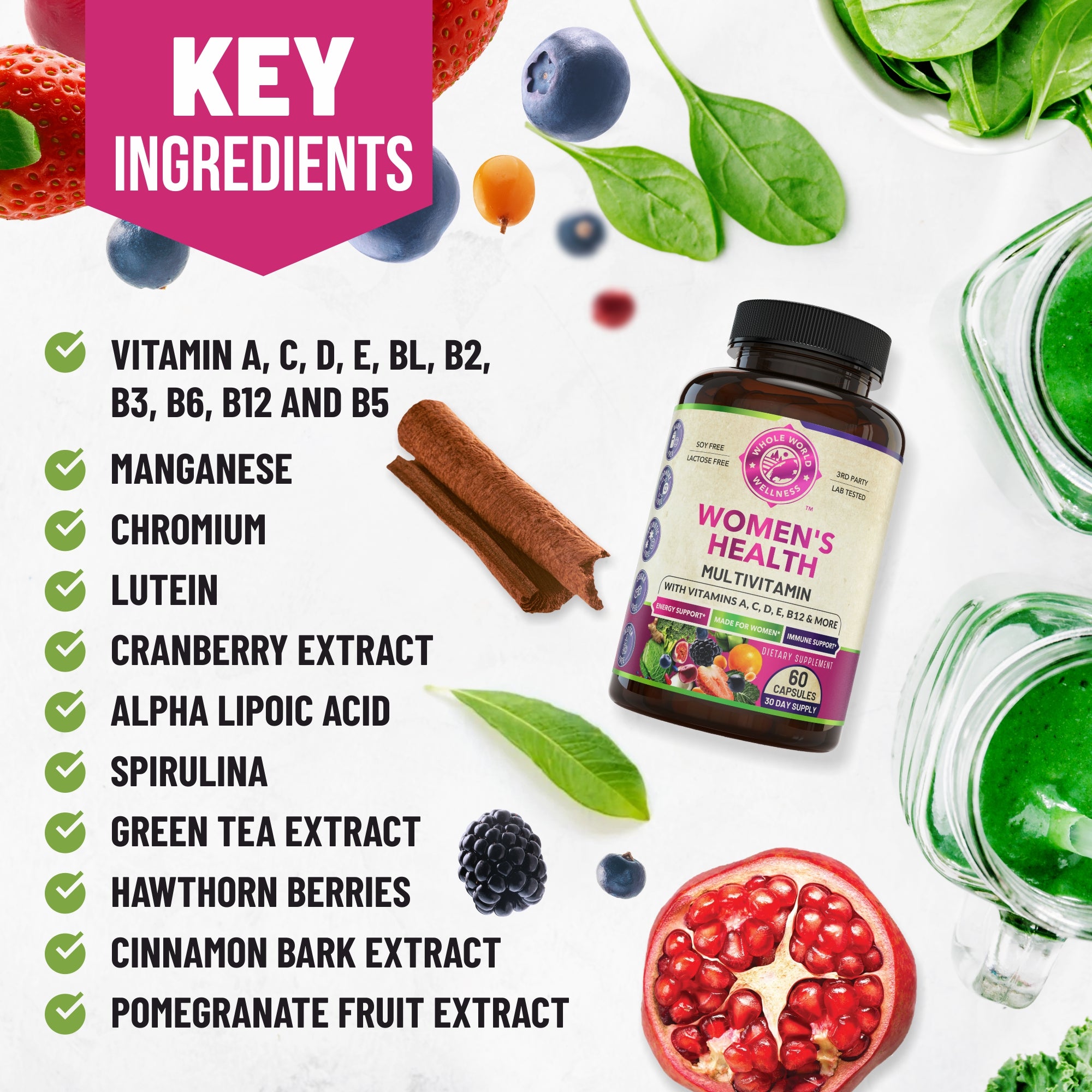 Women's Health Multivitamin – WHOLE WORLD WELLNESS